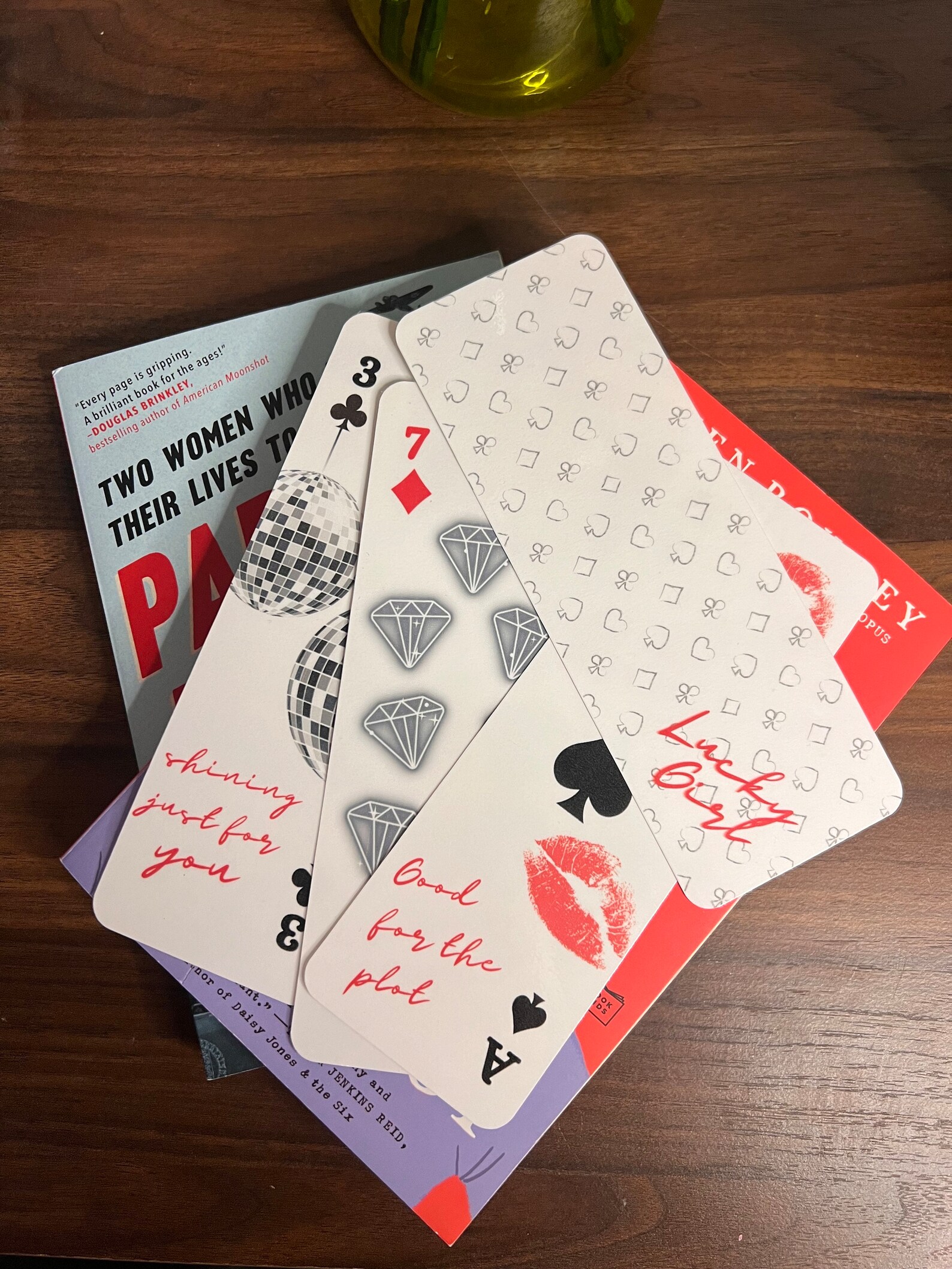 Playing Card Bookmark Collection Handmade Bookmarks Laminated Bookmark ...