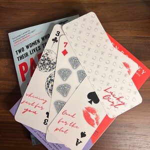 Playing Card Bookmark Collection Handmade Bookmarks Laminated Bookmark ...