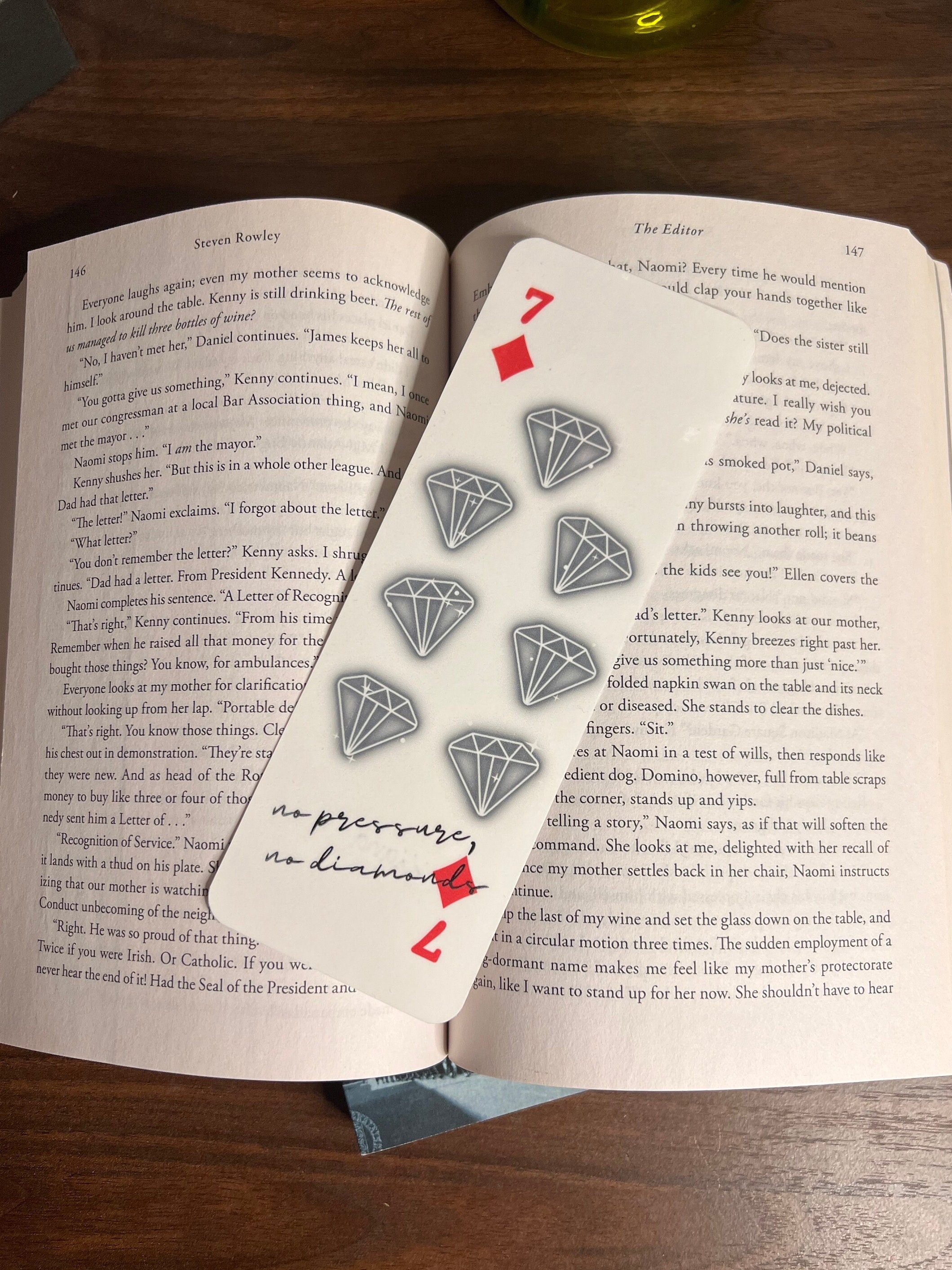 Playing Card Bookmark Collection Handmade Bookmarks Laminated Bookmark ...