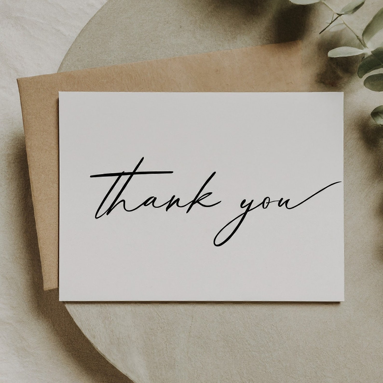 Printable Thank You Cards 5 Different Styles, Bundle, Simple ...