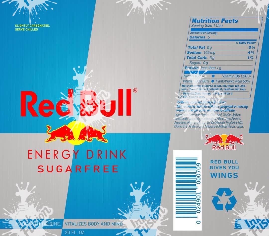 Red Bull Tumbler Wrap - Etsy