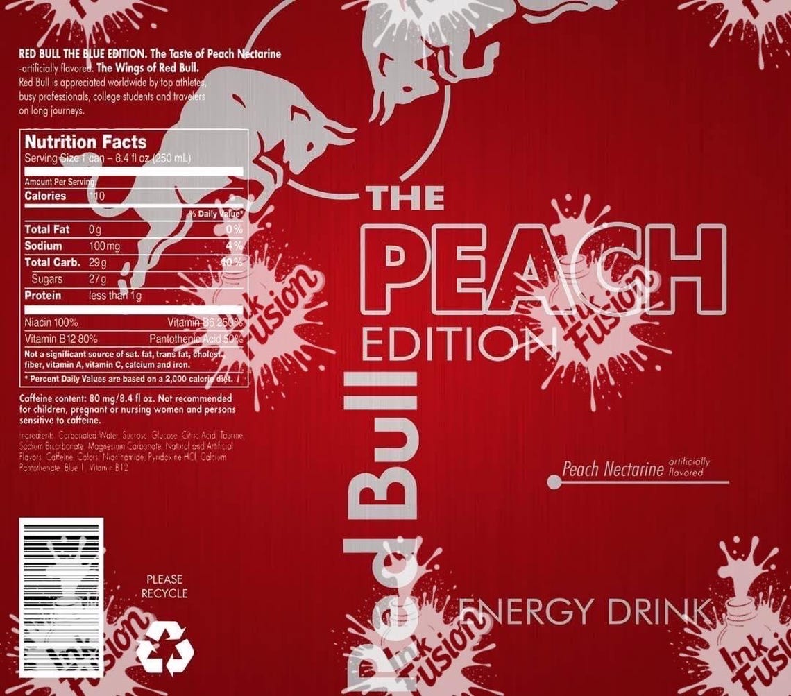 Red Bull Tumbler Wrap - Etsy