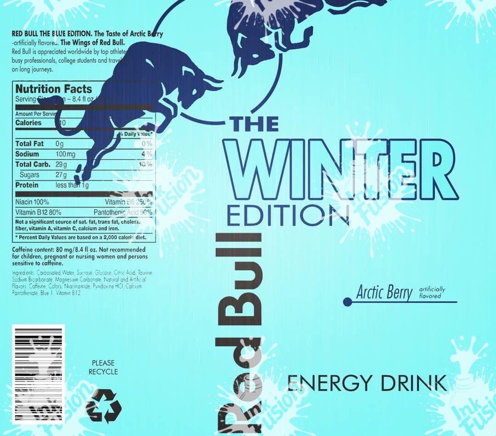 Red Bull Tumbler Wrap - Etsy