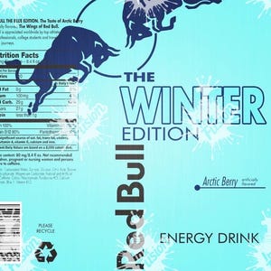 Red Bull Tumbler Wrap - Etsy