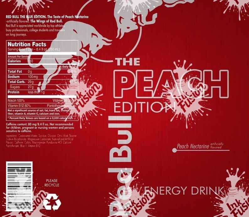 Red Bull Tumbler Wrap - Etsy