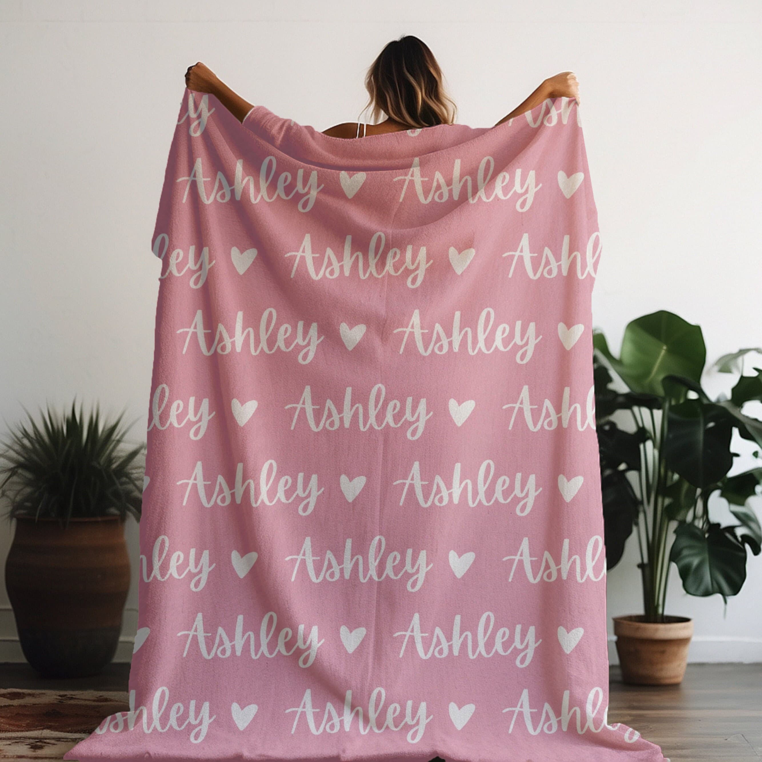 Personalized Name Blanket, Customized Name Baby Blankets, Baby Shower ...