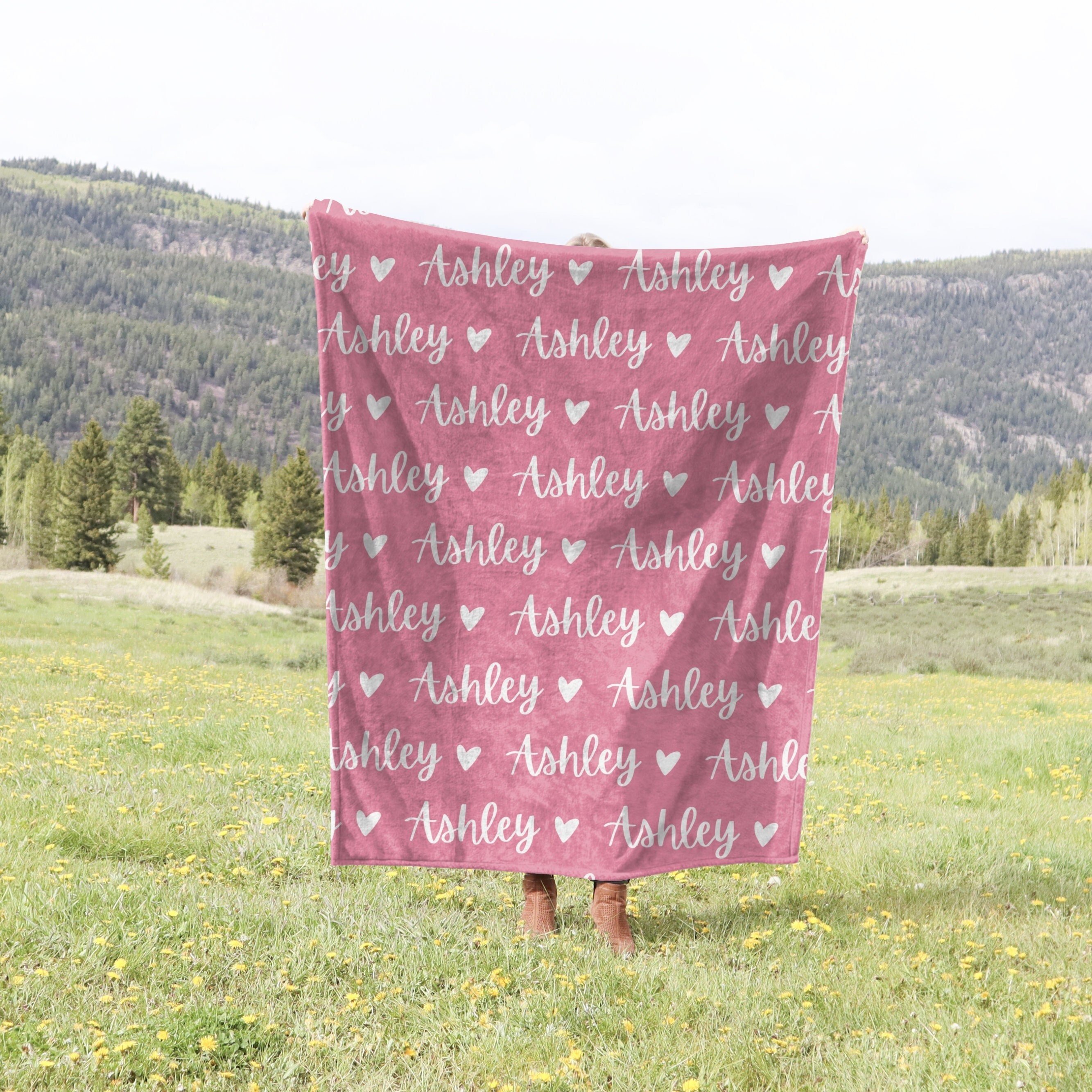 Personalized Name Blanket, Customized Name Baby Blankets, Baby Shower ...