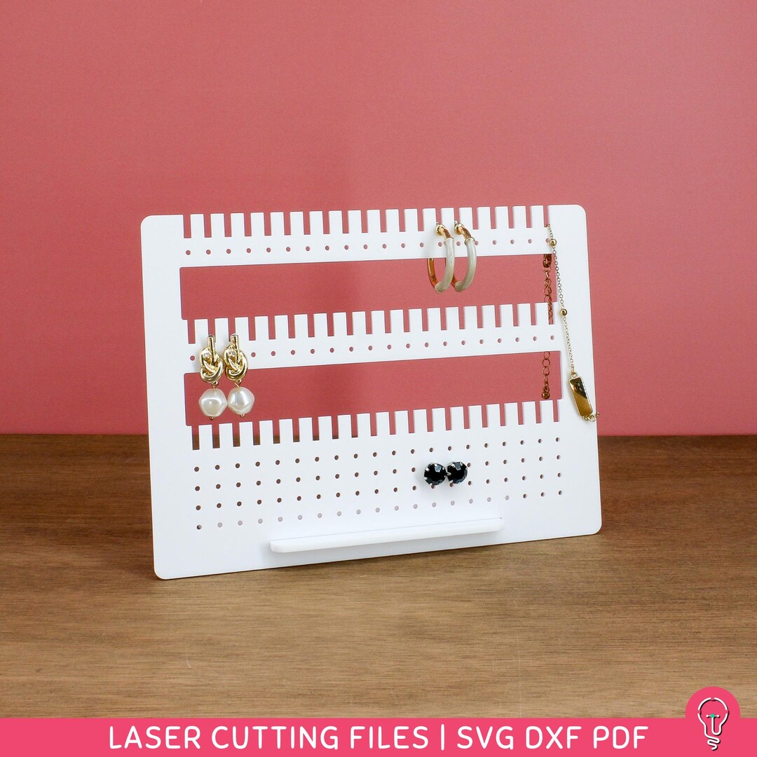 Earring Holder SVG Files for Laser Cutting - Etsy