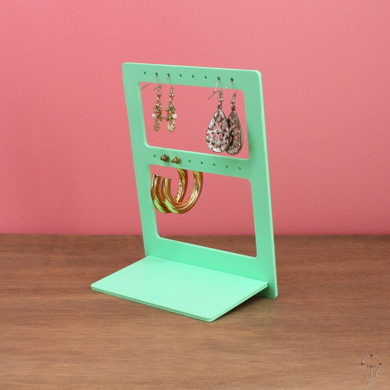 Earring Display Stand STL Files for 3D Printing | DIY Stud Earring ...