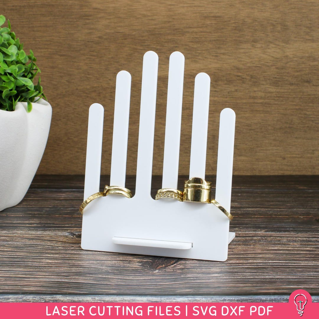 Ring Holder SVG Files for Laser Cutting - Etsy