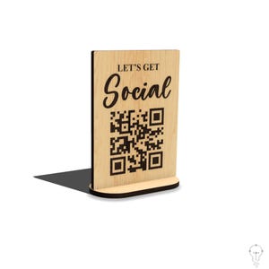 Custom QR Code Social Media Sign SVG Files for Laser Cutting | Dxf PDF ...