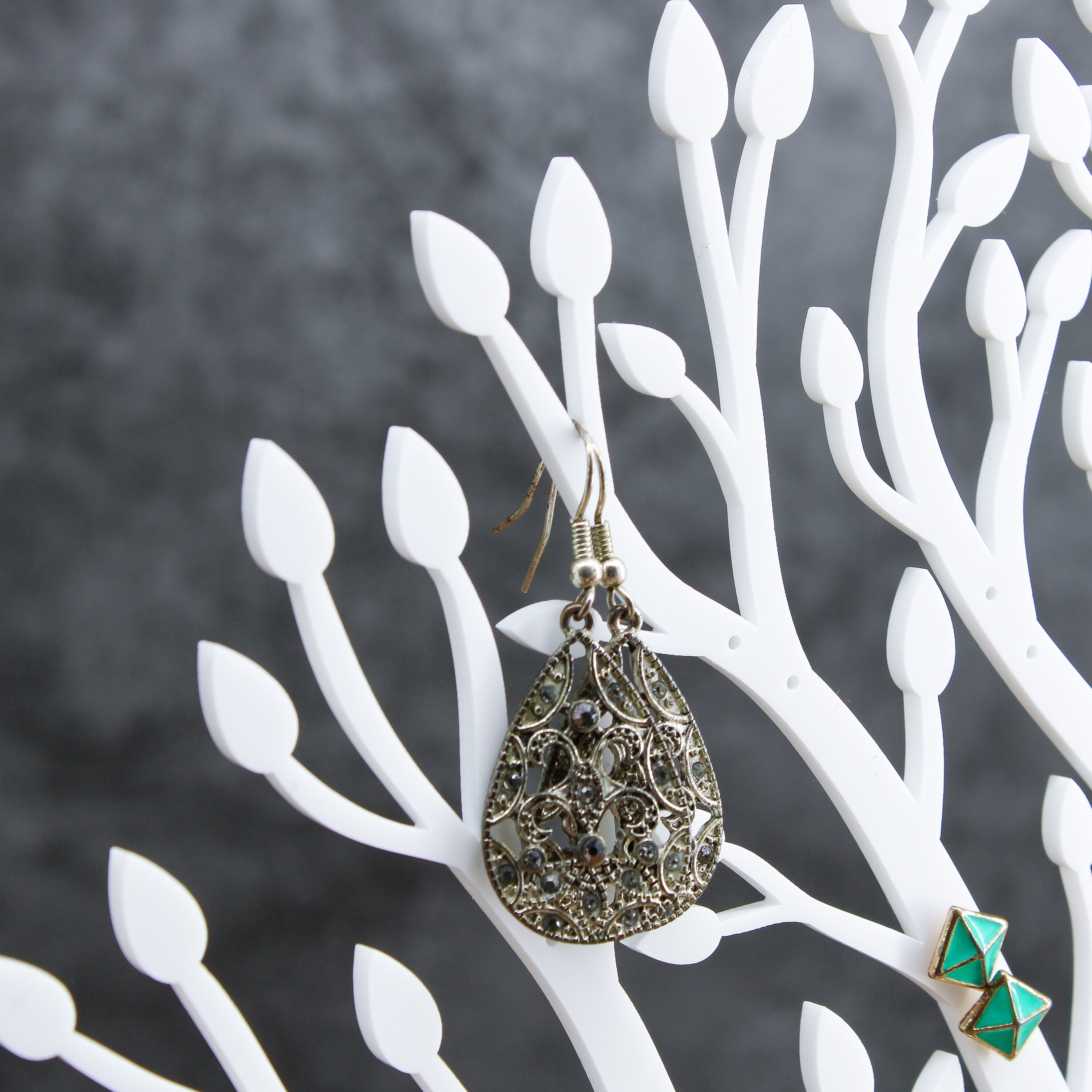 Earring Holder Tree Laser Cutting File SVG DXF PDF Jewelry Organizer ...