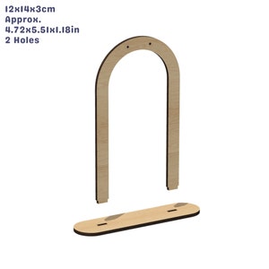 Arch Earring Display Laser Cutting File SVG DXF PDF Jewelry Organizer ...