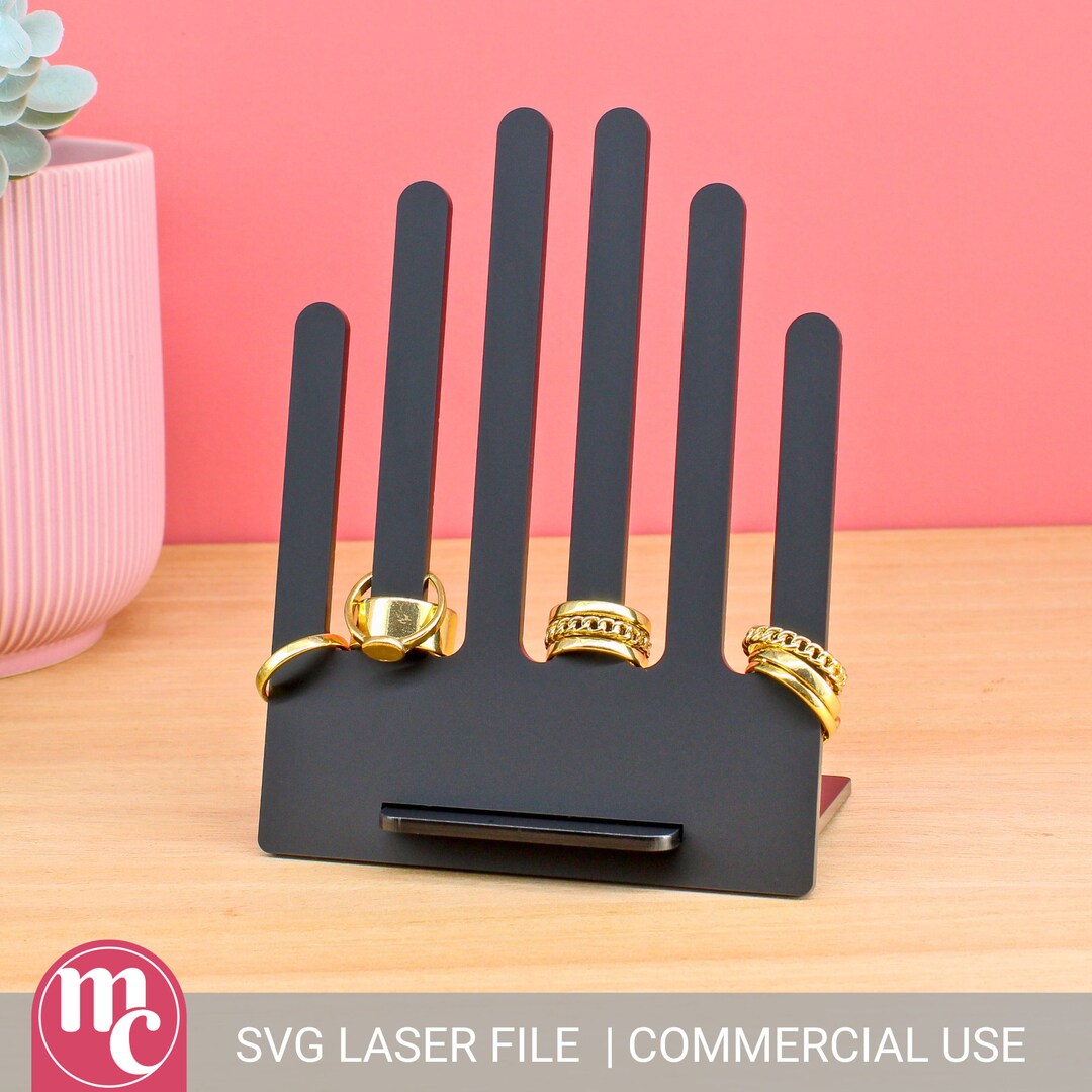 Ring Holder Cutting Files Laser Cutting File SVG PDF DXF Arch Jewelry ...