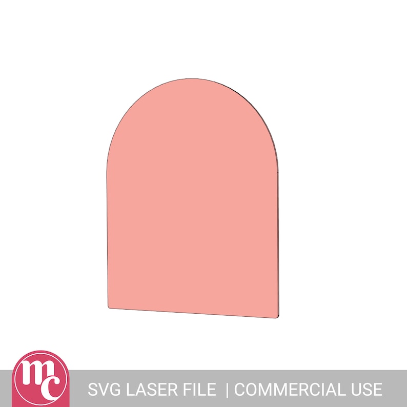 Arch Cutting File SVG DXF PDF Craft Template Shape for Sublimation ...