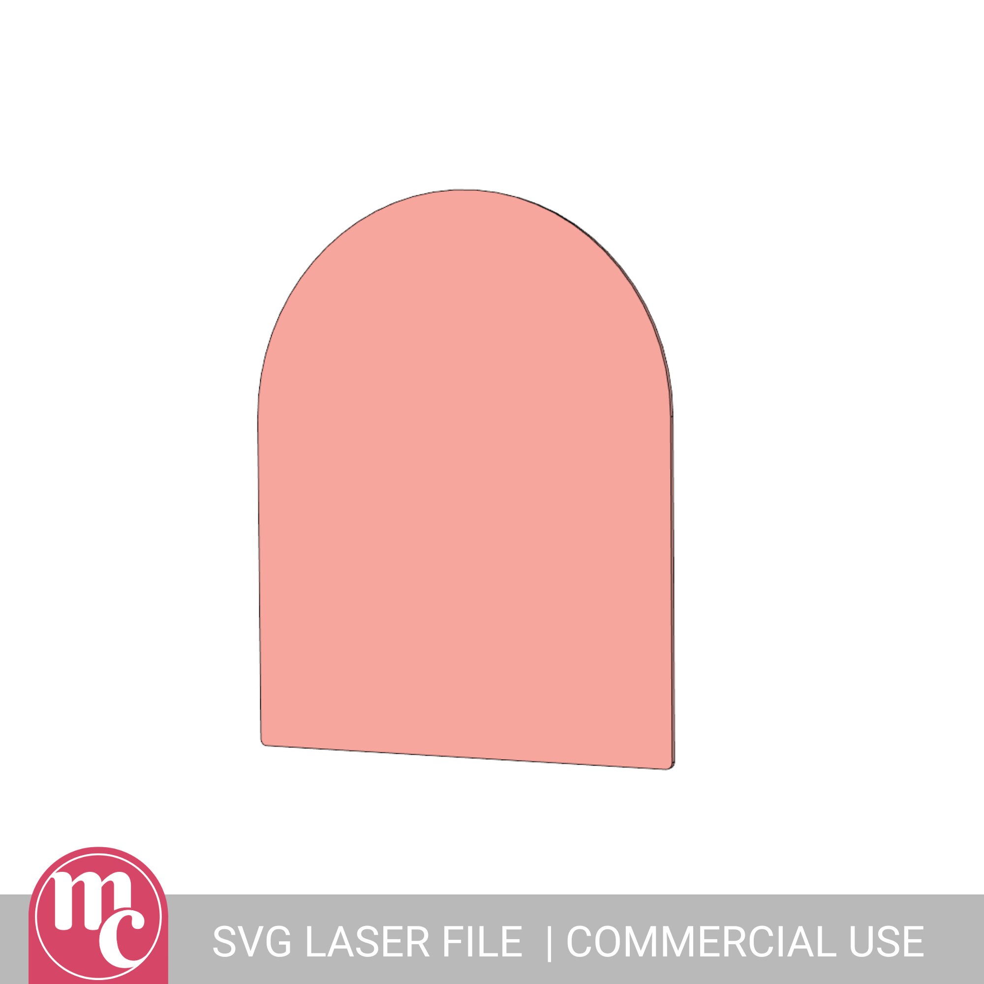 Arch Cutting File SVG DXF PDF Craft Template Shape for Sublimation ...