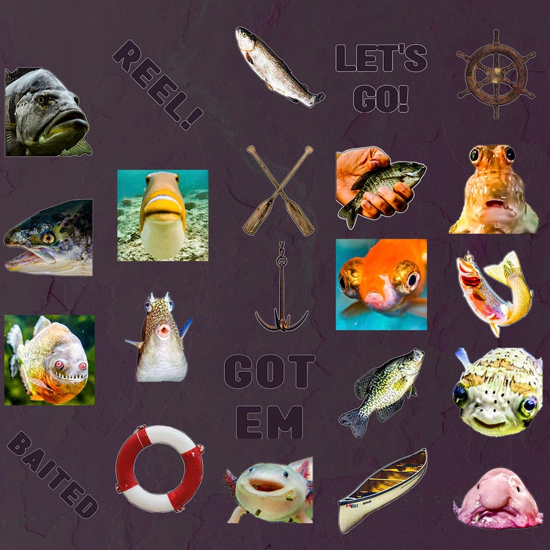 Twitch Fish Emotes - Etsy