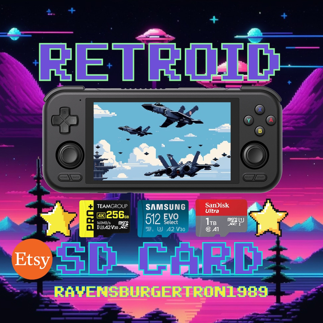 SD Card For Retroid Pocket 4 Pro, Odin, Anbernic RG556 Cube and Android Handhelds - Etsy Canada