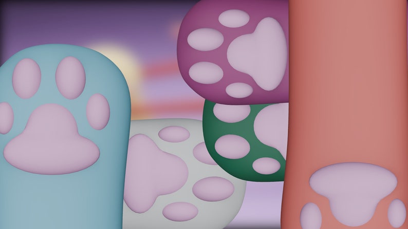 3 Animaciones 3D Lindas | Transición Animada | OBS | Gatito | Youtube | Twitch | Cute ...