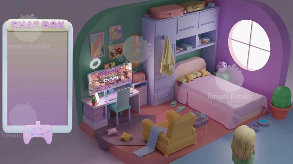 3 Animaciones 3D Lindas | Transición Animada | OBS | Gatito | Youtube | Twitch | Cute ...