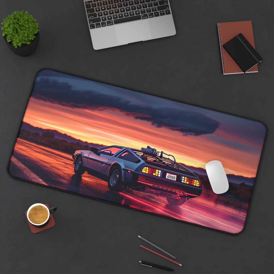 Delorean- Car Mouse Pads, Car Desk Mat, Gaming Mouse Pad - Etsy