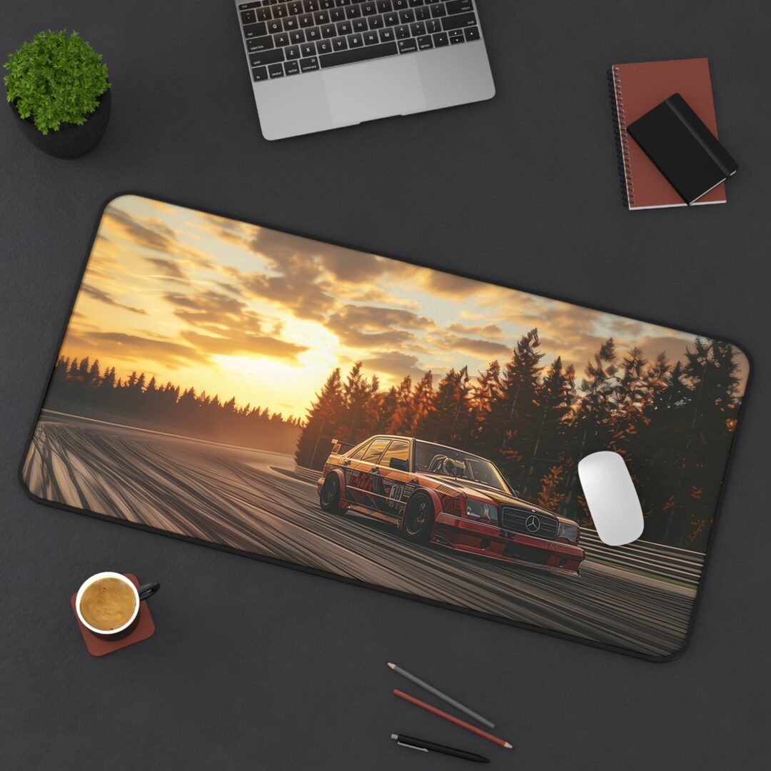 Mercedes Benz 190E Evo 2- Car Mouse Pads, Car Desk Mat, Gaming Mouse ...