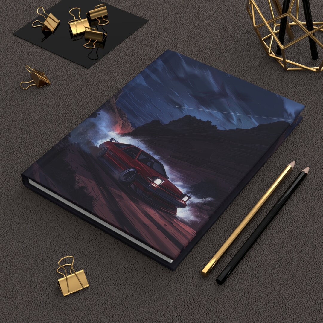 Toyota AE86- Custom Title Hardcover Notebook (matte) - Etsy