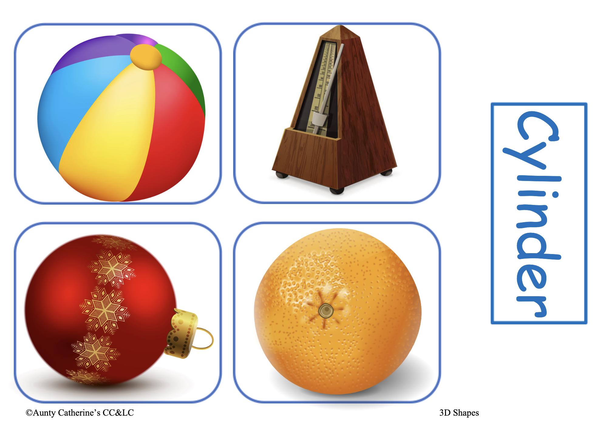 3D Shapes Learning Cards | Geometry for Kids | Early Math Educational ...