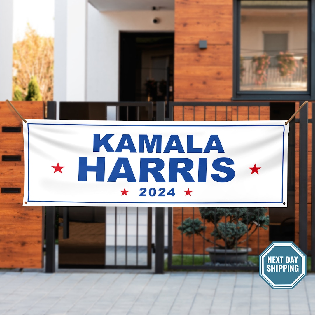Kamala Harris Banner, Kamala 2024, Kamala Banner, Kamala Vinyl Banner ...
