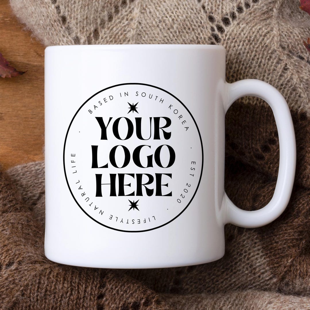 Your Logo Here Mug, Customized Mug, Company Mug, Personalized Gift ...