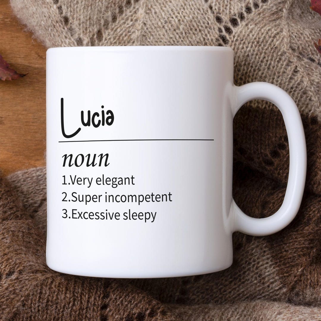 Customizable Name Definition Mug, Custom Mug, Gift for Friend, Funny ...