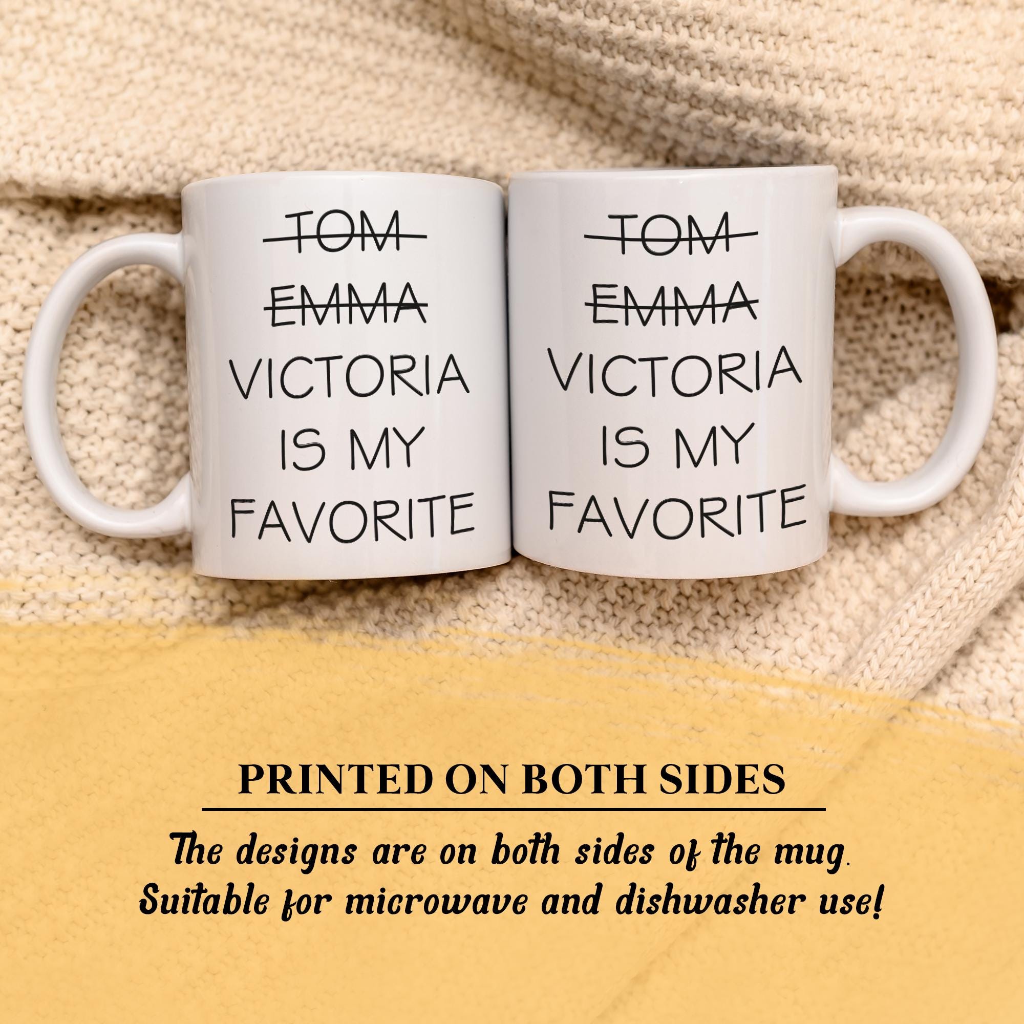 Customized Favorite Child Mug, Personalized Mum Mug, Funny Favorite ...