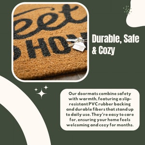 Fall Doormat, Autumn Decor, Fall Porch Decor, Coir Doormat, Colorful ...