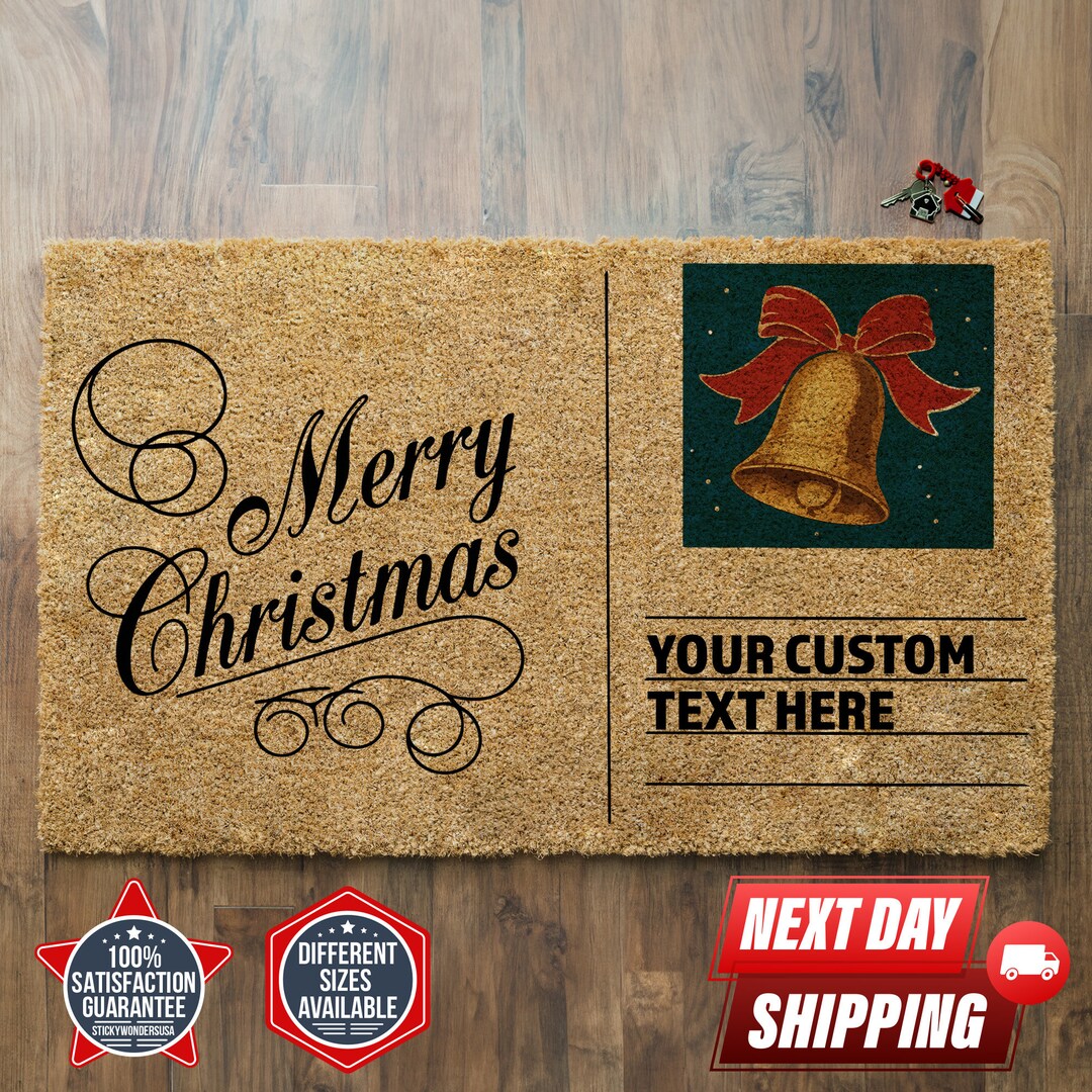 Christmas Letter to Santa Door Mat, Personalized Doormat, Custom ...