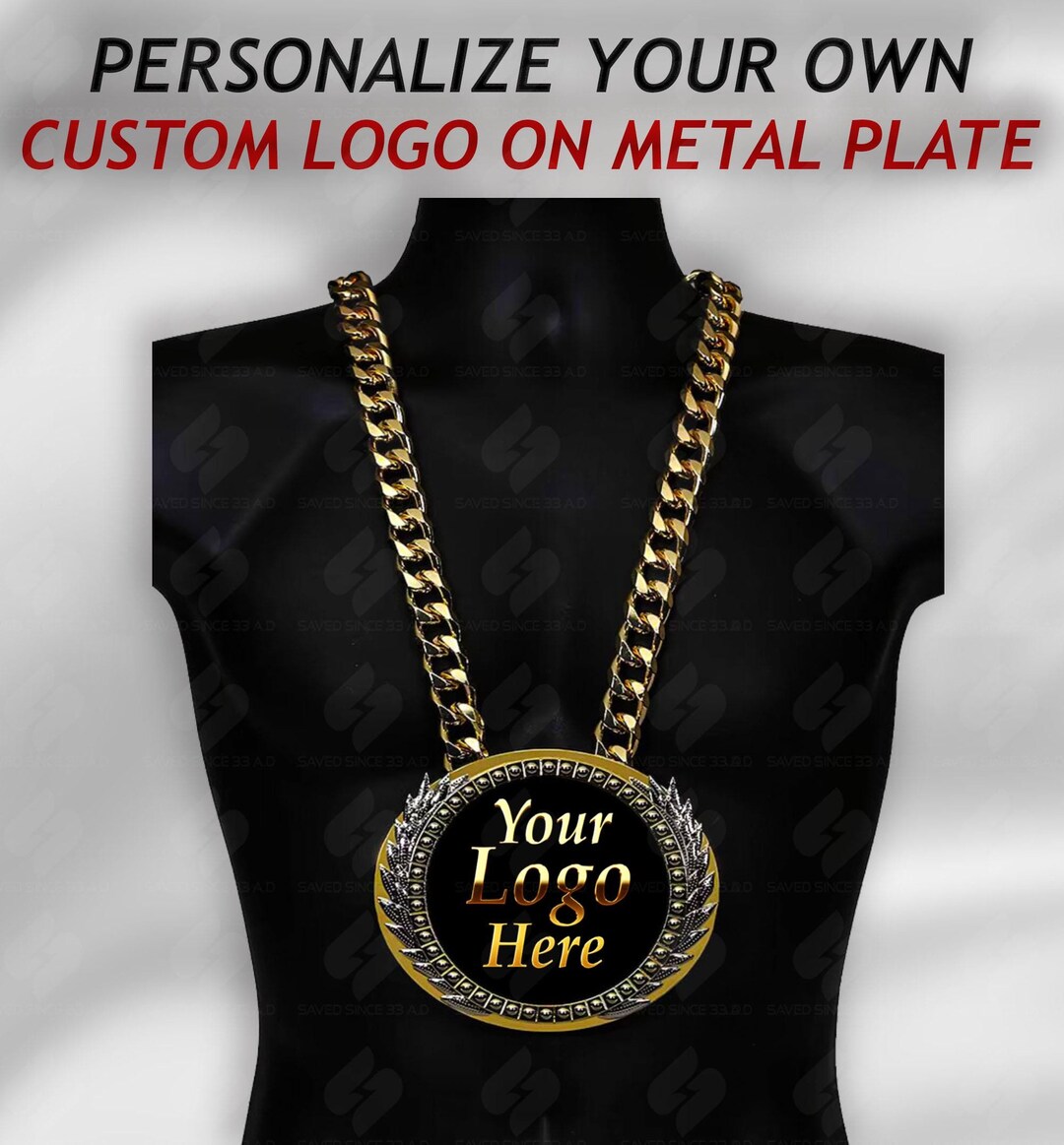 Custom Made Championship Trophy Chain, Metal Neck Chain All Sports ...