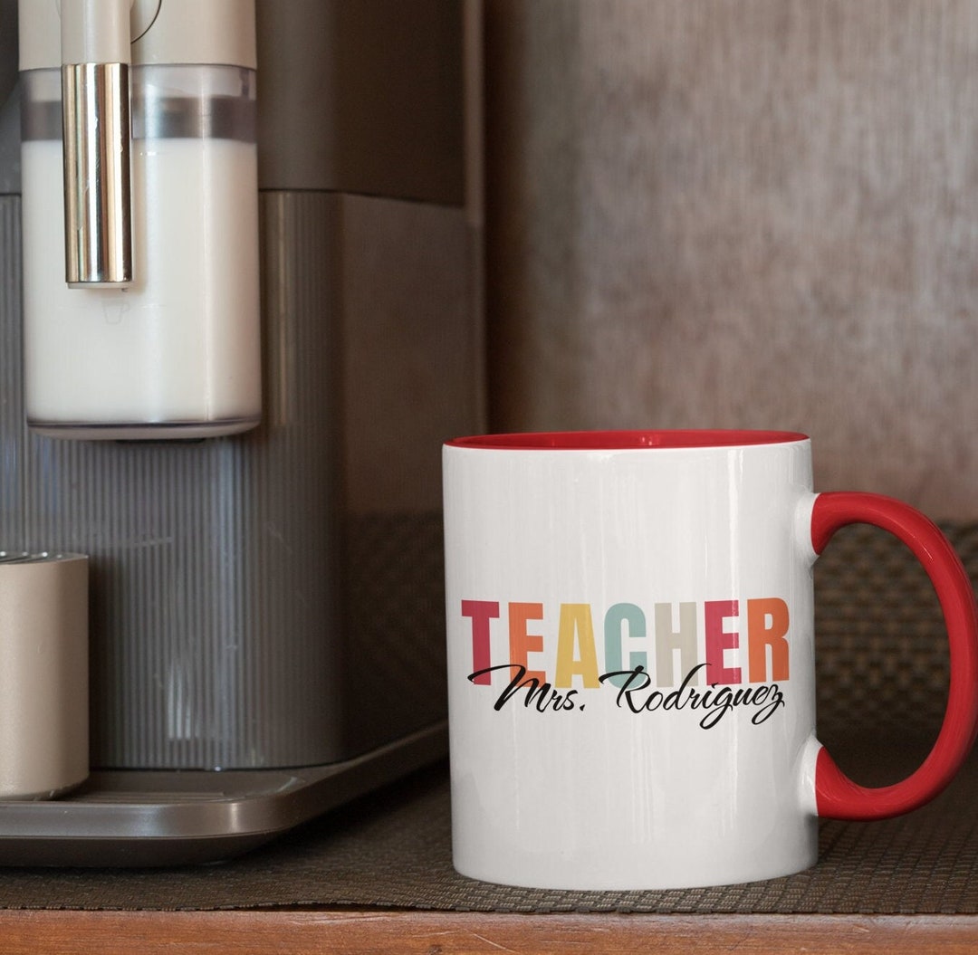 Teacher Mug Personalized Mug for Teacher teachers Day Gift Custom Gifts ...