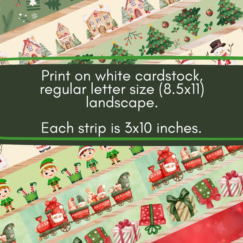 Christmas Bulletin Board Border Strips - Classroom Decor, Door - 8 ...