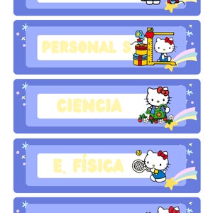 Kitt Editable Labels for Schoolchildren - Etsy