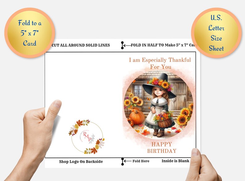 Thanksgiving Birthday Card, Special Thanksgiving Birthday, Holiday ...