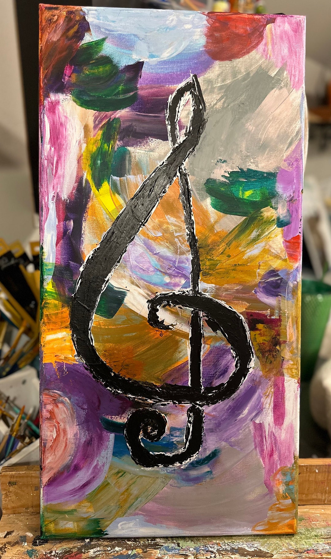 Music Mayhem treble Clef - Etsy