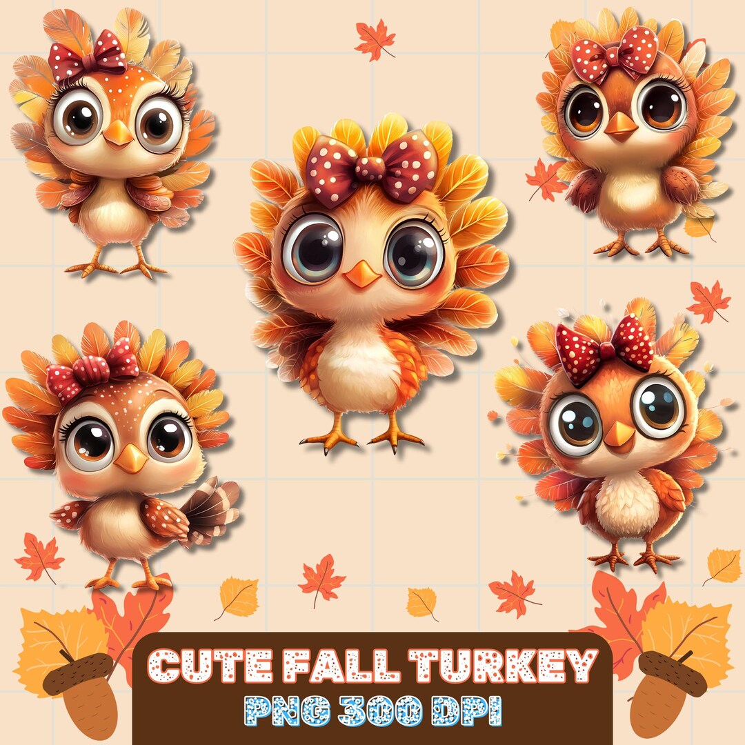 Cute Turkey Png for Sublimation,happy Thanksgiving Png,fall Turkey Png ...