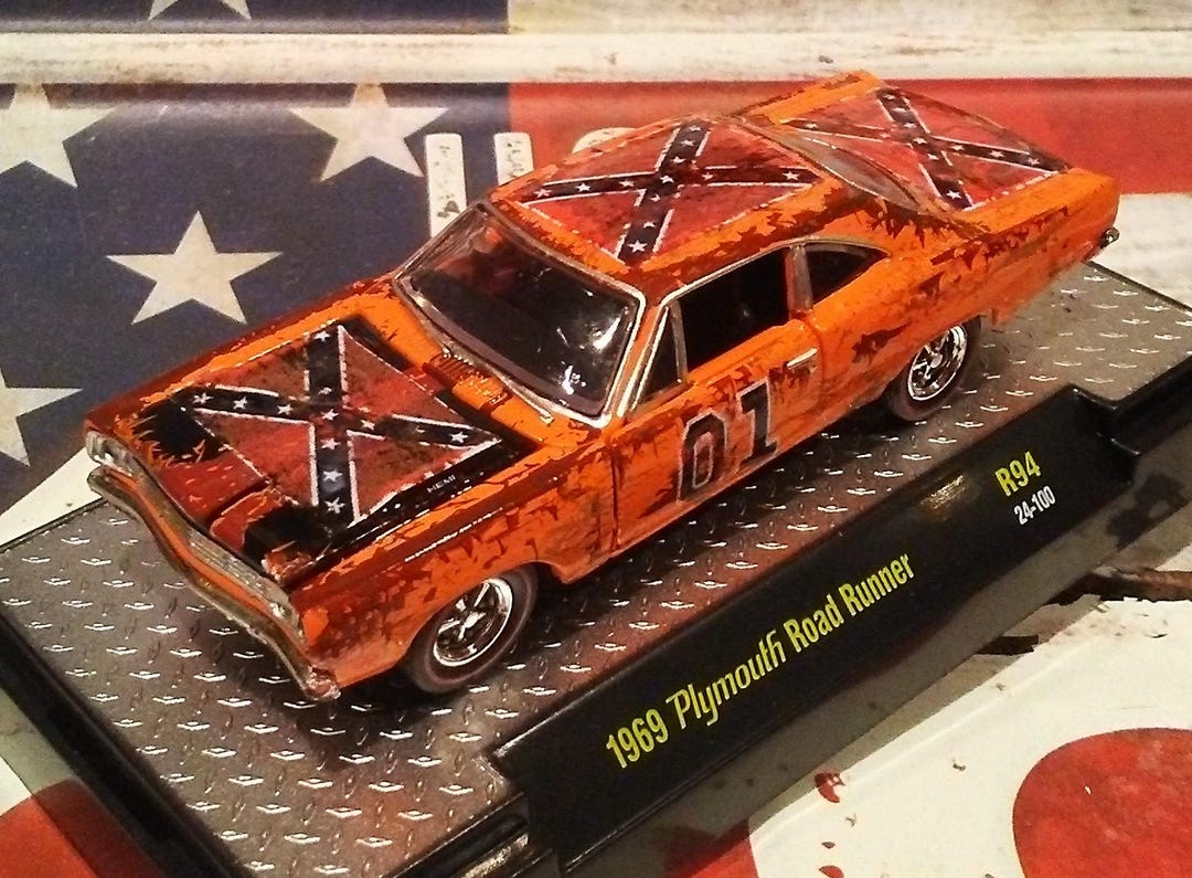 Dukes of Hazzard Custom Decaled 1969 Plymouth Road Runner Die Cast Car ...