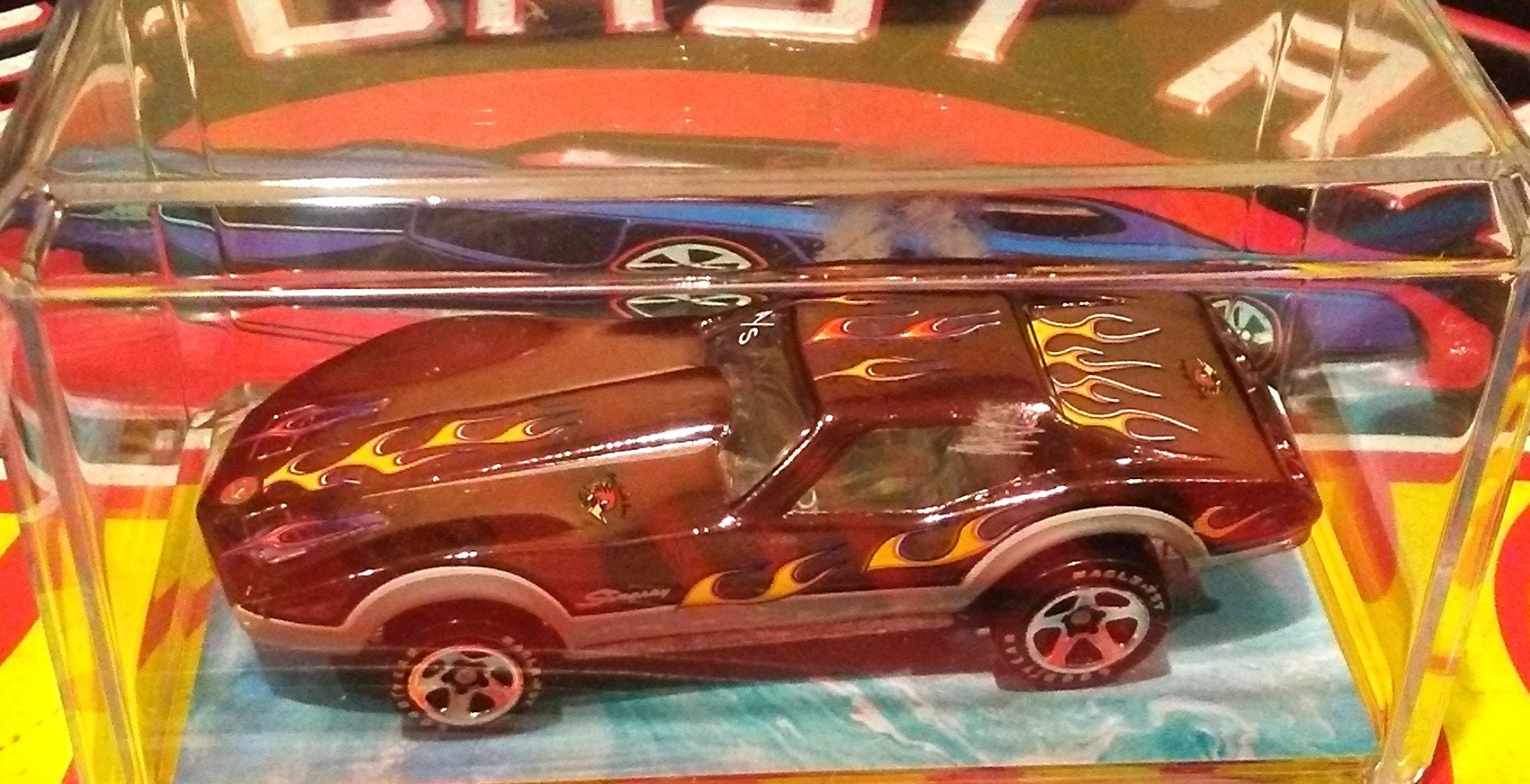 Custom Made Flamed Hot Wheels C3 Corvette Flames New / Die Cast ...