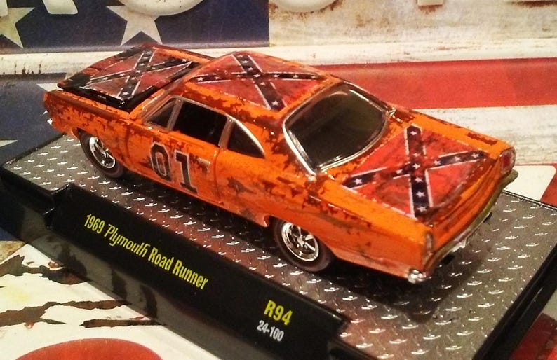 Dukes of Hazzard Custom Decaled 1969 Plymouth Road Runner Die Cast Car ...