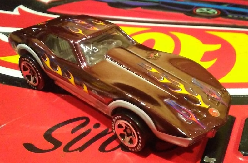 Custom Made Flamed Hot Wheels C3 Corvette Flames New / Die Cast ...
