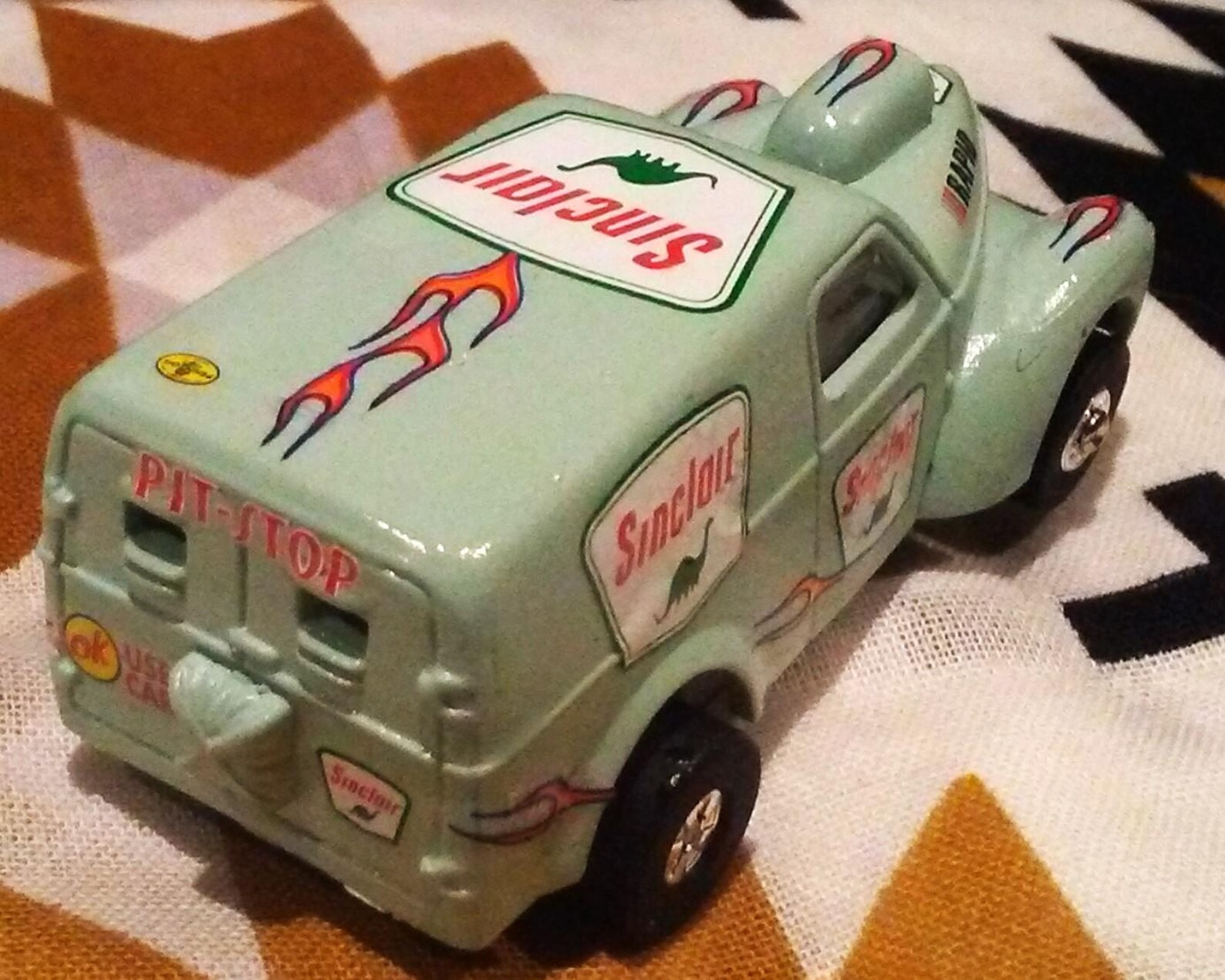 1941 Willys Truck Custom Slot Car Sinclair Gasoline Flamed Cactus Green ...