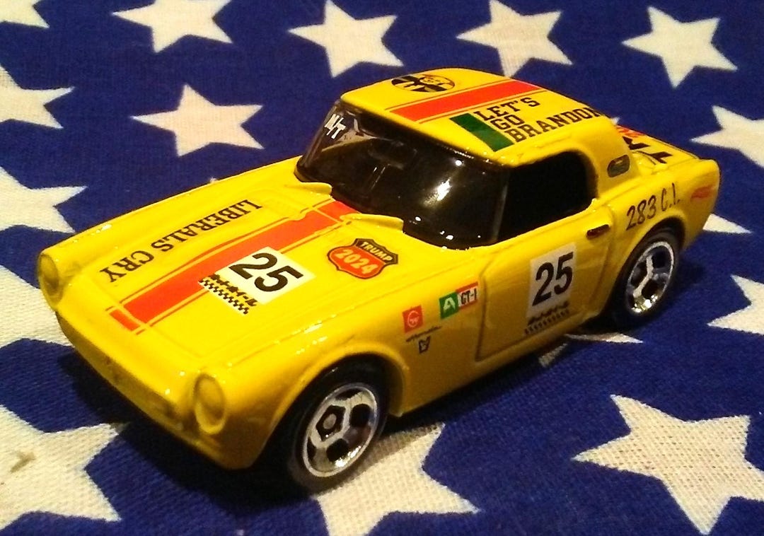 Donald Trump Custom Decaled Honda S800 Race Car 1/64 Scale New / Die ...