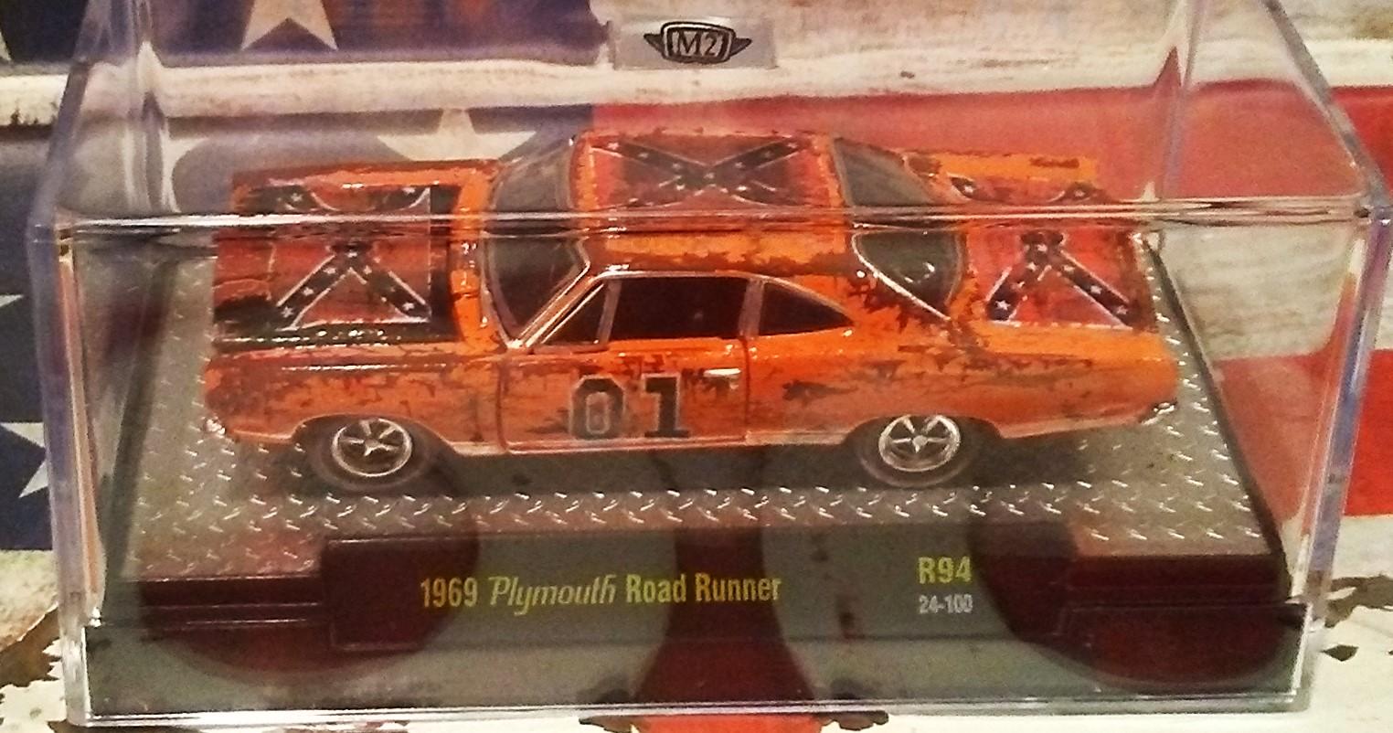 Dukes of Hazzard Custom Decaled 1969 Plymouth Road Runner Die Cast Car ...
