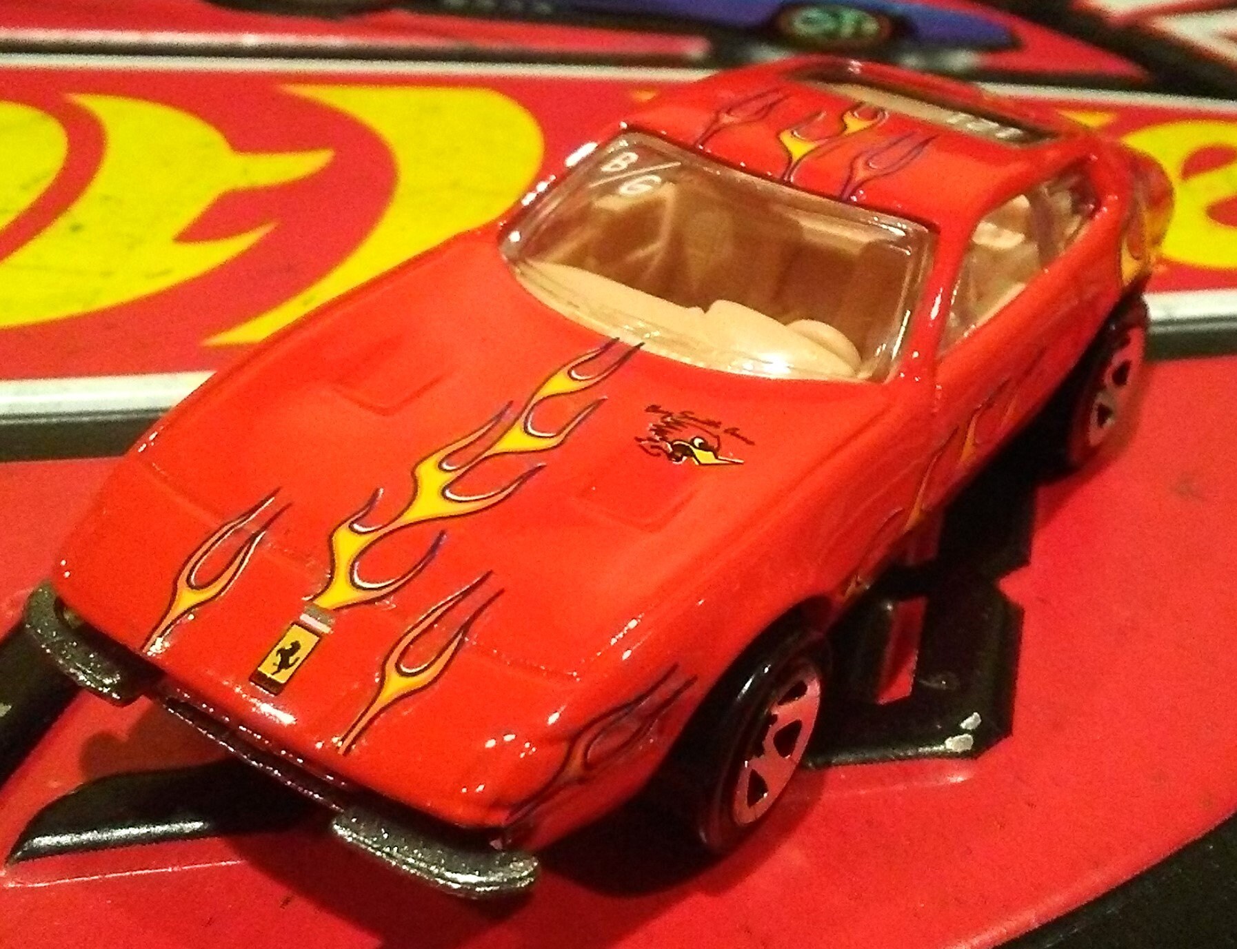 Custom Made Hot Wheels Ferrari 365 Gtb Custom Flamed New - Etsy
