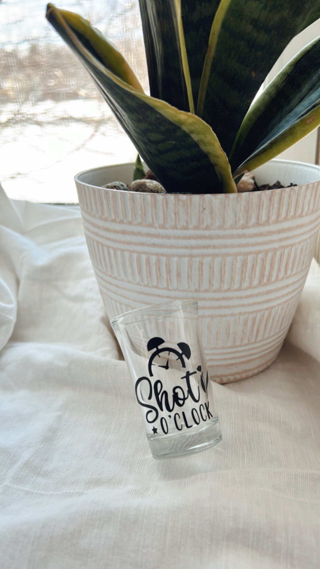 Its Shot Oclock Shot Glass Custom Shot Glass Birthday Gift College Girl ...